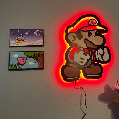 Metroid Samus Led Sign Wall Art Decor Glow in the Dark Wall - Etsy