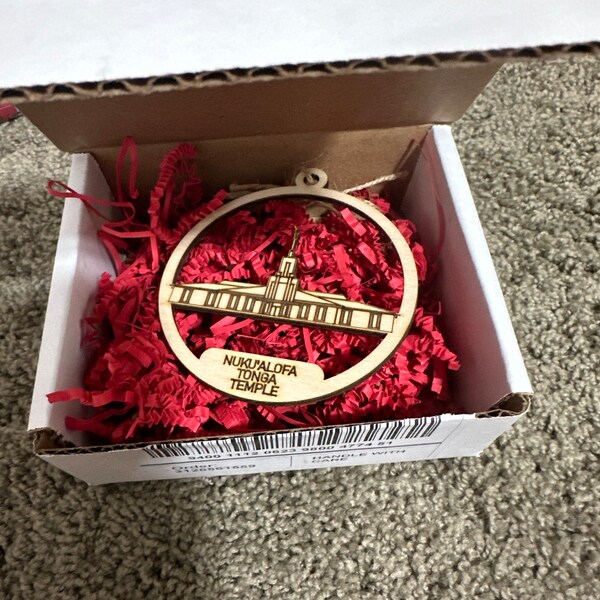 Nuku'alofa Tonga Temple Ornament - LDS Gift - Mormon Gift - Missionary ...