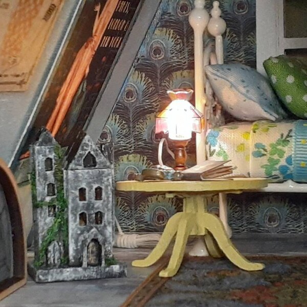 Dollhouse Miniature Halloween Haunted House Mini Scary Mansion Decor - Etsy