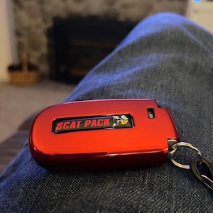 For 2015-2023 Scat Pack Challenger/charger Key Fob Badges in Red set of ...