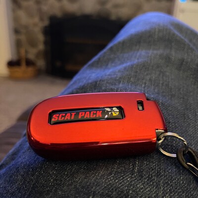 For 2015-2023 Scat Pack Challenger/charger Key Fob Badges in Red set of ...