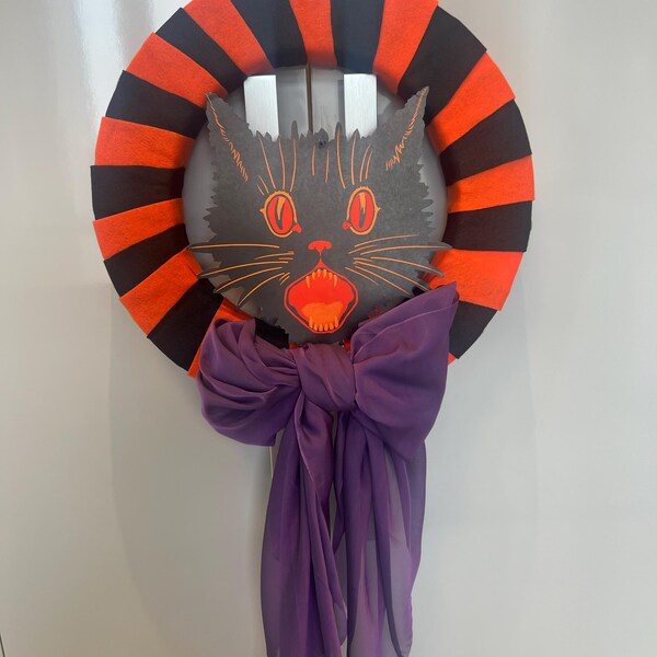 Vintage Halloween 1940s Paper Mache JOL W/face Insert - Etsy