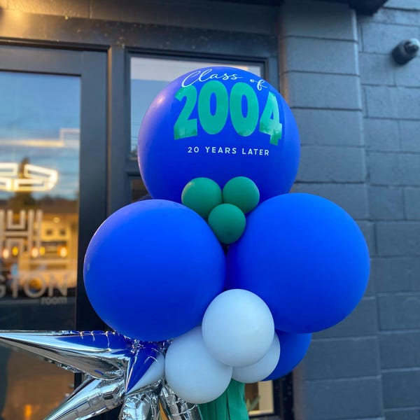 Custom Business Logo Decal, 24 Inch Balloon With Business Logo, Clear ...