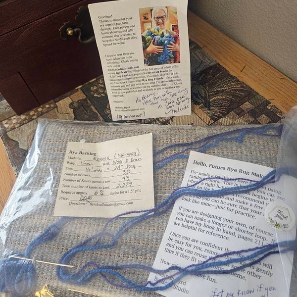 NEW Rya Rug Kit "view Across the Potomac" Size 31" X 47" (80 X 120 Cm ...