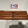 Pile of SKULLS - Travel Cribbage Board - Mahogany - 3 Track for 2, 3 or ...