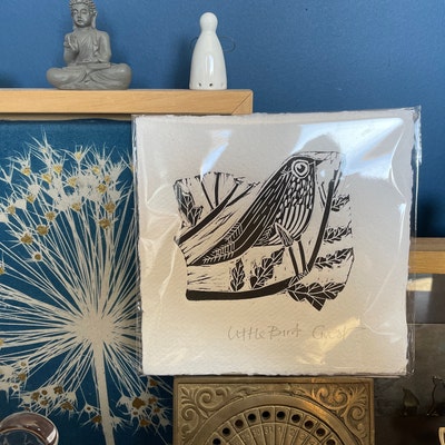 Baby Reindeer, Limited Edition Linocut Artwork - Etsy