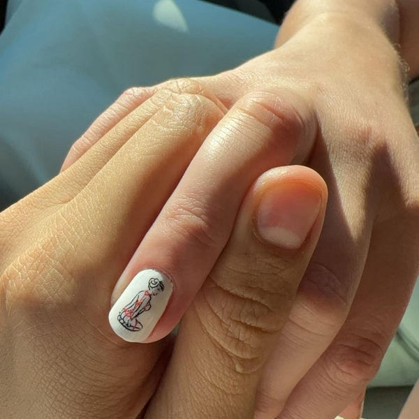 Lavender Flower Nail Art Decal Sticker - Etsy