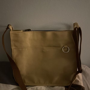 Multi Pocket 3D Canvas Crossbody Tote Bagmessenger Bagcanvas - Etsy