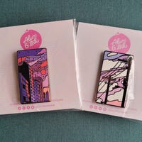 Halcyon Sunset Enamel Pin - Etsy