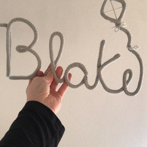 GOOD NIGHT Wire Word / Handmade Sign / Wall Wire Sign / Home | Etsy UK