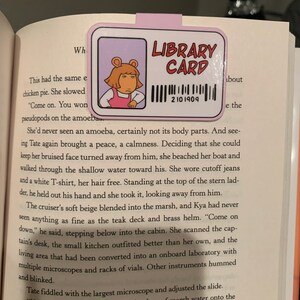 Binky Book Club Arthur Library Card Gifts for | Etsy