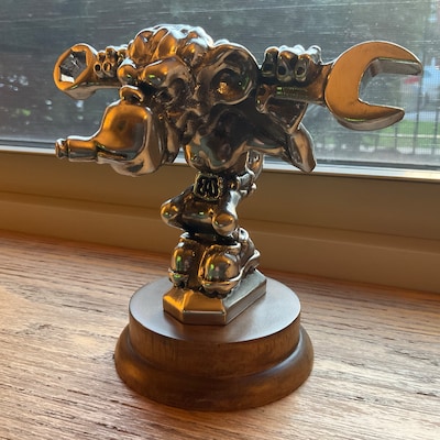 Rod the Rat Mechanic Rat Rod / Hot Rod Hood Ornament. Homage - Etsy