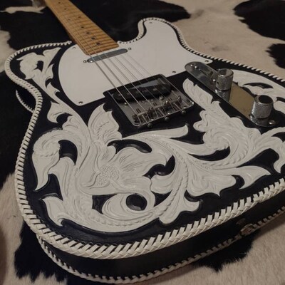 Fender Squier Classic Vibe Telecaster Tele W/custom-made, Hand-tooled ...