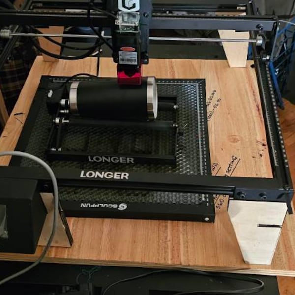 Longer Ray5 Leg Extensions for Rotary Kit Digital File - Etsy
