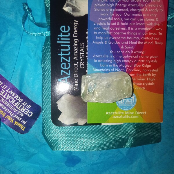 MEGA METAPHYSICAL SET With Wood Display Case Azeztulite, Merlinite ...
