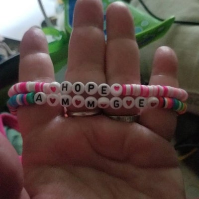 Heishi Bracelet, Heishi Name Bracelet, Beach Bracelet, Bracelet for Women, Stackable Bracelet ...