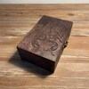 Big Wooden Tarot Box Custom Tarot Box Vintage Jewelry Box - Etsy