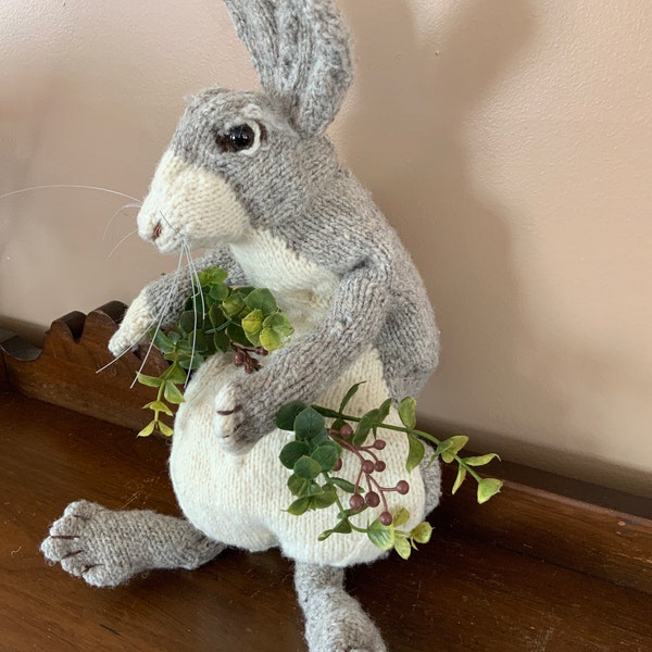 KNITTING PATTERN - Snowshoe Hare - Etsy