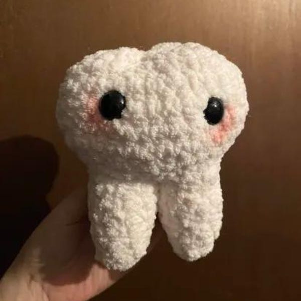 Tooth Crochet Amigurumi Pattern - Kawaii - Tooth Fairy - Dentist ...