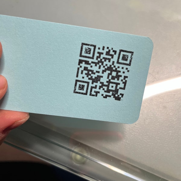 Custom QR Code Self-ink, Rubber Stamp QR Code Instagram, QR Social ...