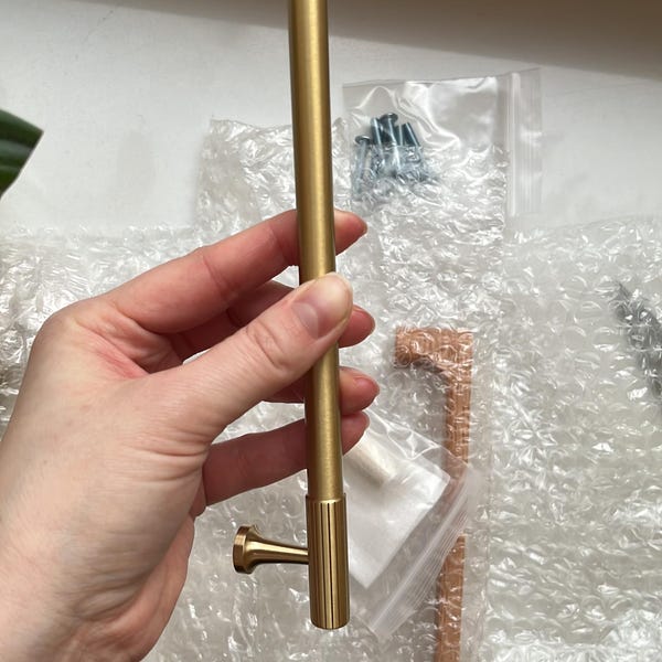 3.78 5 8.8solid Brass Drawer Pulls Knobs Kitchen Pulls Cabinet Handles Dresser Knobs Cupboard ...