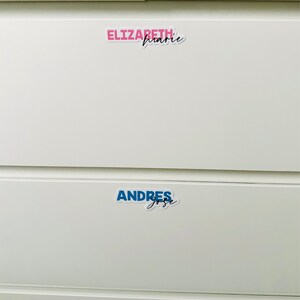 Custom Name Stickers Planner and Journal Sticker Set Handwritten Script ...