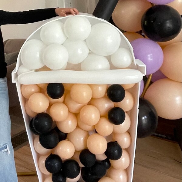 DIY Boba Balloon Workshop, Boba Party Ideas, Bubble Tea Party Ideas ...