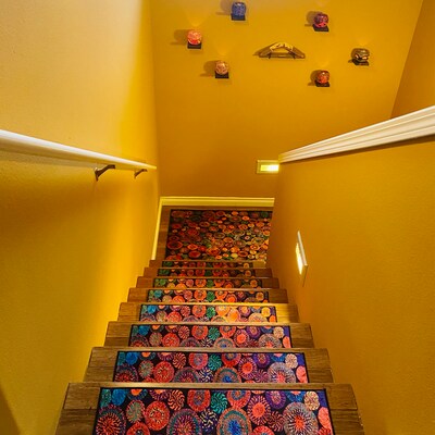 Bohemian Stair Rug Stair Runner Rug Stair Treads Runner - Etsy