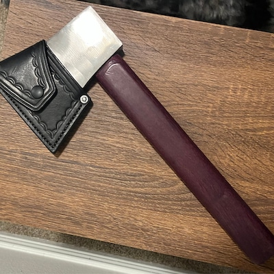 Axe and Hatchet Loop With Molle Attachment / Durable Leather - Etsy