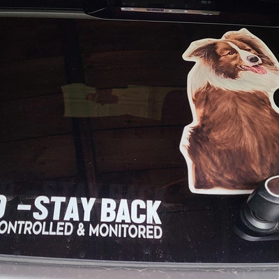 CAUTION K9 Stay Back Temperature Controlled Decal Car, Truck, Window ...