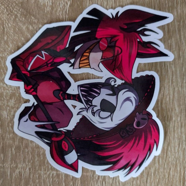 Hazbin Hotel Vox TV Demon Sticker Buttons 58 Mm Fanart - Etsy