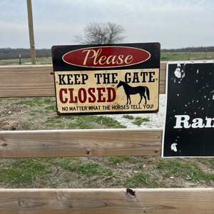 Let It Grow Metal Garden Sign Custom Garden Gate Sign Gardener Friend ...