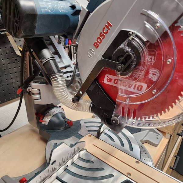 12" Bosch Glide GCM12SD Miter Saw Dust Collection, Complete Chute - Etsy