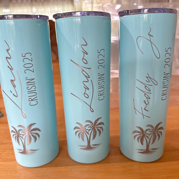 Vacation Cups, Engraved Beach Tumblers, Personalized Cups With Name ...