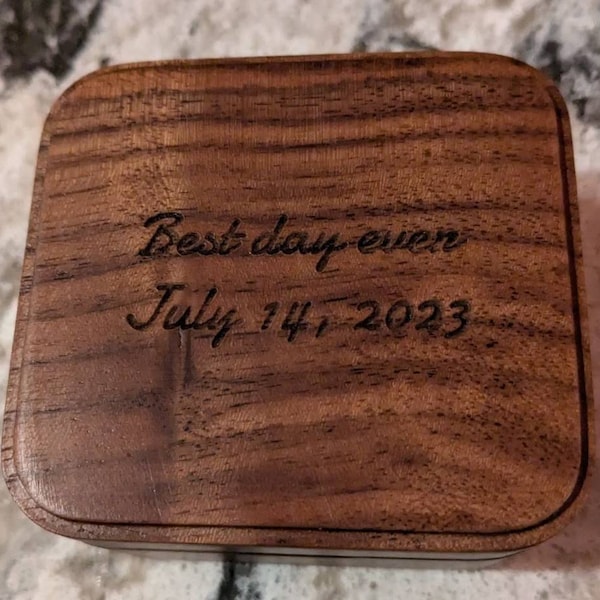 Custom Melody Music Box / Personalized Music Box With a Custom Metal ...