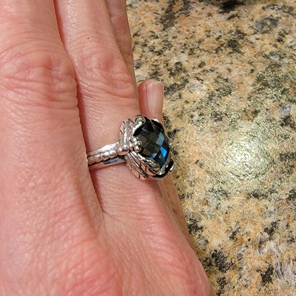 1 Carat Emerald Cut, Imperial Purple Moissanite, in 925 Sterling Silver ...