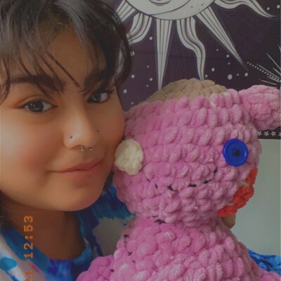 Large Hambo Plush Crochet Hambo Adventure Toy Cartoon Marceline ...