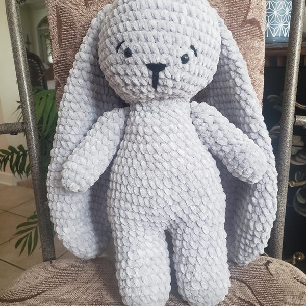 Crochet Pattern Bunny, Amigurumi Easter Plush Bunny Tutorial, Crochet ...
