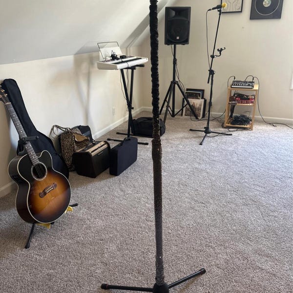 Custom Color 3-color Ombré Microphone Stand Sleeve Cover for Standard ...