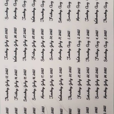 Day off Banner Stickers Watercolor Stickers Day off Planner - Etsy