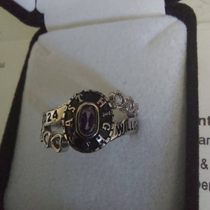 Customized Sterling Silver Womens High School Class Ring | Etsy