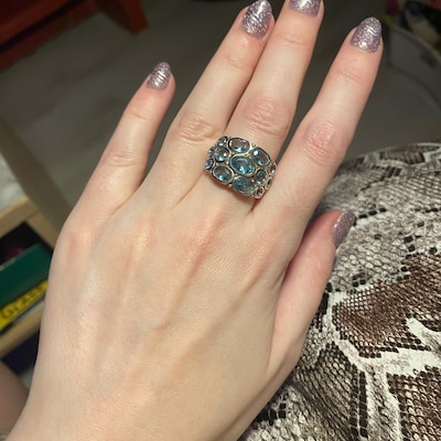 Ladder Band Ring, Sterling Silver, Modern Open Lace, Openwork ...