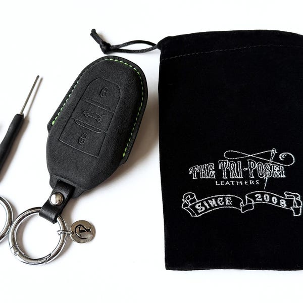 Skoda Covered Leather Key Fob Case Skoda Superb Enyaq Fabia Kodiaq ...