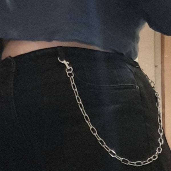 Wallet Chain With O-ring, Belt Chain, 90's Trouser Chain, Pants ...