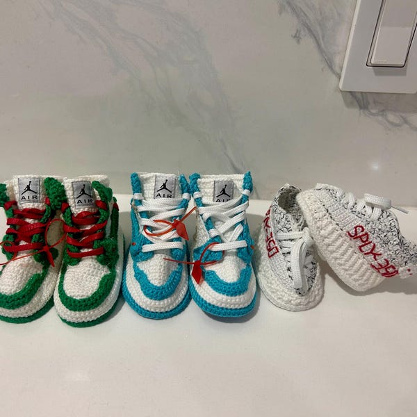 Gray Converse-style Crochet Sneakers Slippers | Custom Wool Blend Knit ...