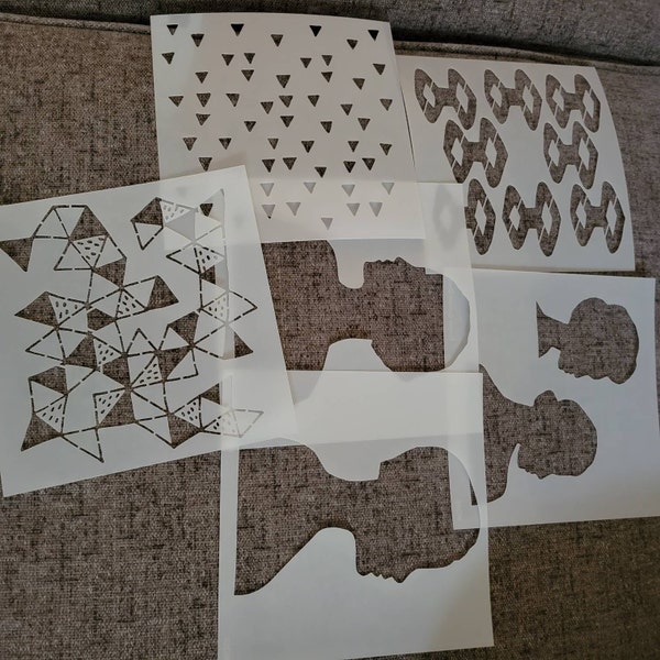 Paper Doll Stencil Set - Etsy