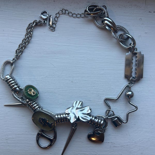 Y2K Silver Star Pendant Necklace,y2k Fashion,cool Star ...