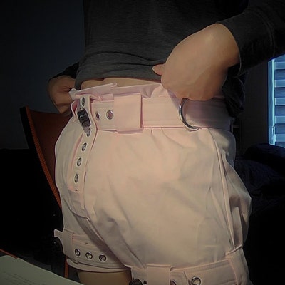 Pink Heavy Duty Lockable Diaper Cover Pants Anti Diaper Removal ...