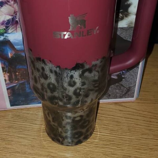 Ohana Blue Guy Glitter 30oz Stanley - Etsy