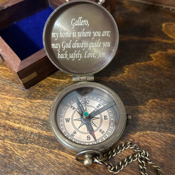 Army Gift, Engraved Army Compass, Personalized Army Compass, Army ...